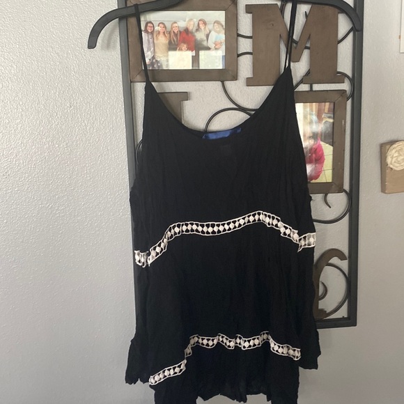 Blue Rain | Tops | Cold Shoulder Spaghetti Strap Top | Poshmark